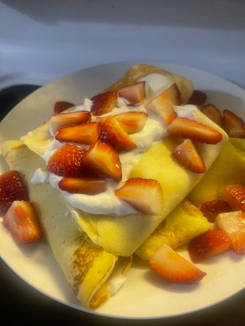 Recipe: Strawberries and Cream Crepes | by Zachary Middleton | Medium