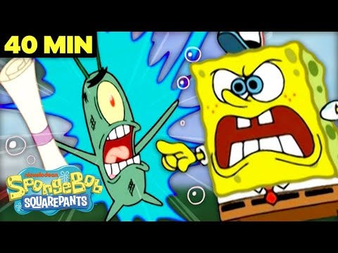 Every Plankton Fail Ever! 40 Minute Compilation - Ninajhon - Medium