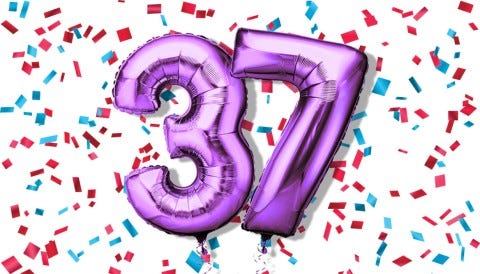 Dear 37! A Brief Love Letter To The Year 37! | by Lauren K. Clark | Medium