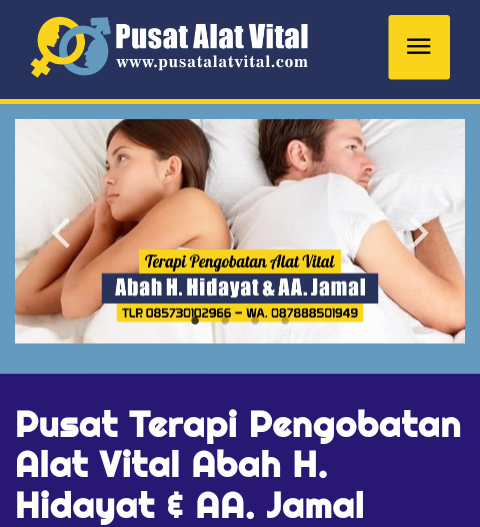 Pusat terapi pengobatan alat vital Abah H. Hidayat Aa. Jamal No wahid ...