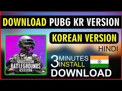 How to Download and Install Pubg MOBILE Korean Version || how to download pubg kr version || How ...