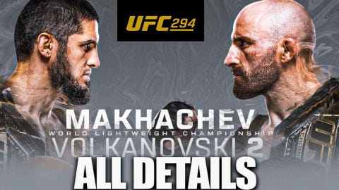 WATCH UFC 294 LIVE FREE. The Ultimate Fighting Championship… | by Just ...