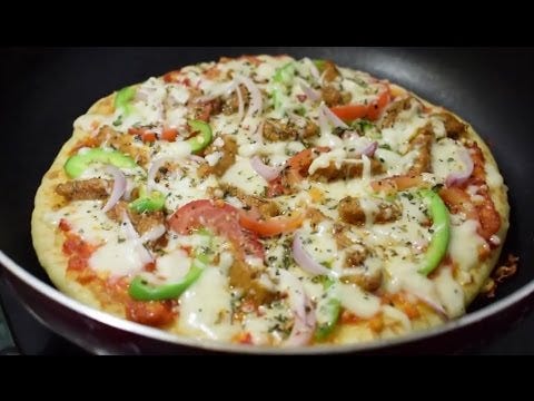 chicken Tawa pizza (without oven) recipe in Hindi | by Shaikhnafis | Medium