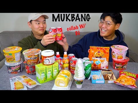 KOREAN CONVENIENCE STORE MUKBANG Feat. DJ — VARIOUS FIRE NOODLES, RAMEN ...