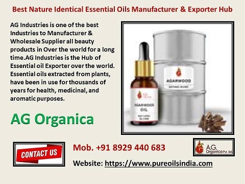 Best Nature Identical Essential Oils Manufacturer & Exporter Hub | by ...