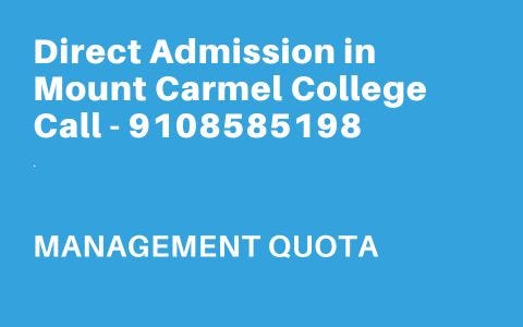 What is the campus life like at Mount Carmel College, Bangalore? | by ...