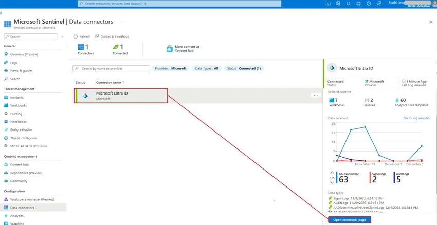 sentinel microsoft entra id connector : r/AzureSentinel