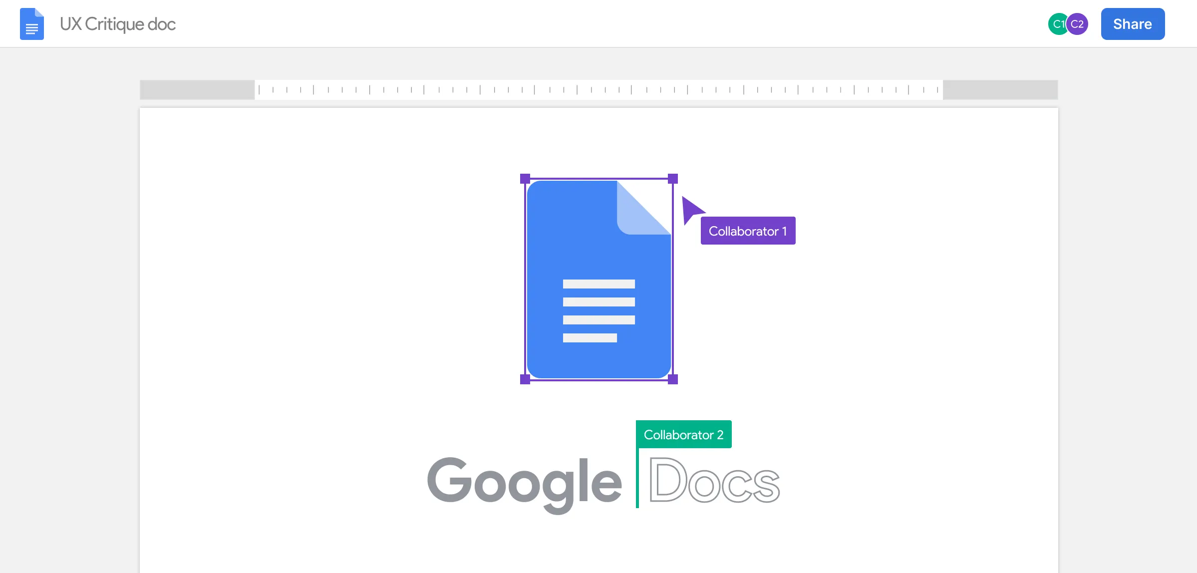 Google Docs User Pin Collaborate