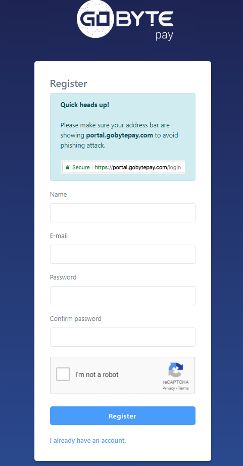 [Guide] GoByte Pay: How to Register & Upgrade Account | by GoByte Network | GoByteNetwork | Medium