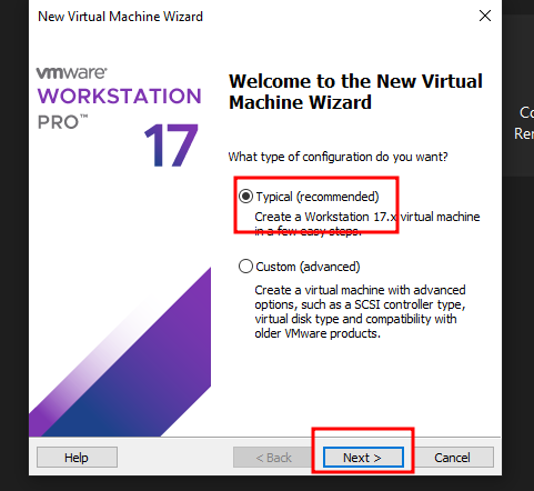 Part 1: Configure a small virtual environment with two virtual machines ...