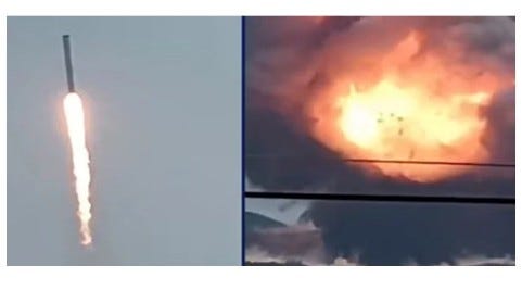 Space rocket crashes after accidental launch in China | by Qadeer Khan ...