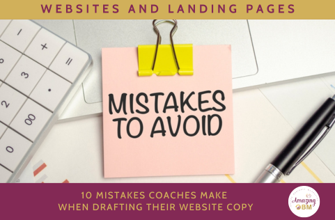 10 Mistakes Coaches Make When Drafting their Website Copy | by Lori Young | Medium