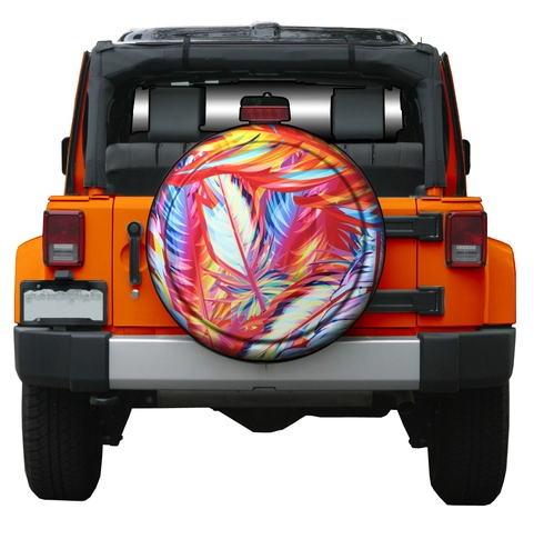 Boomerang — Rigid Tire Cover — Tropical Metallic - Boomerang - Medium