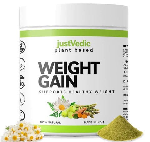 Justvedic Weight Gain Drink Mix. Weight gain drink mixes are a popular ...