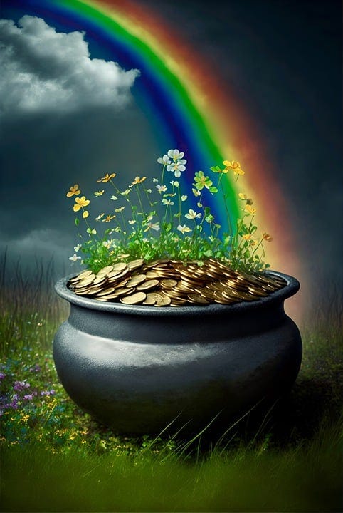 The Pot of Gold at the End of the Rainbow | by Paula Shablo | BJ’s This ...