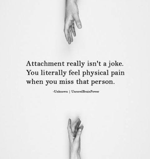 “Attachment is not a joke”. Attachment: | by • Q U E E N ᴳᴵᴿᴸ࿐ | Any ...