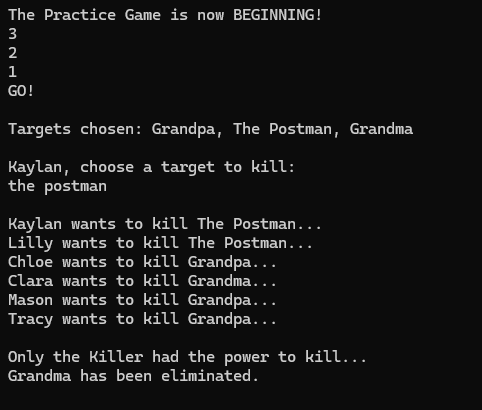 🎮 I Built My First Terminal Game in Python: Who’s The Killer? Luck ...