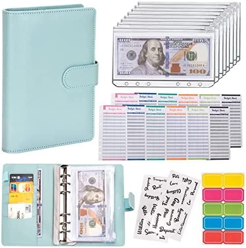 NICOOTH Budget Binder Cash Envelopes for Budgeting Money Organizer for ...