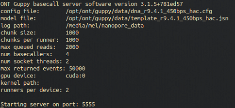 Nanopore GUPPY 3.1.5 basecalling on UBUNTU 18.04 using nvidia docker ...