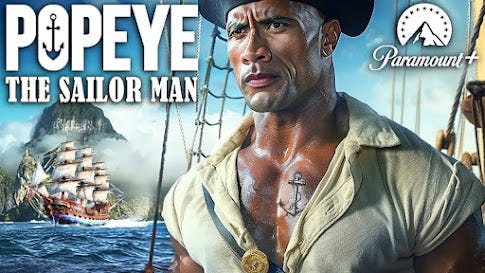 “Popeye the Sailor Man: Dwayne Johnson’s Spinach-Fueled Adventure Hits ...