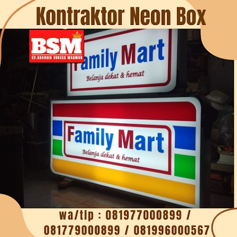 Jasa Pembuatan Neon Box Indomaret — 081977000899 / 081779000899 ...