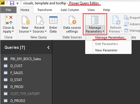 Parameters in Power BI Desktop. What is Query Parameter ? | by Arjun ...