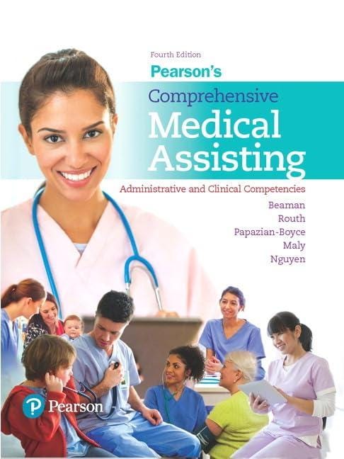 DOWNLOAD(PDF) Pearson’s Comprehensive Medical Assisting: Administrative ...