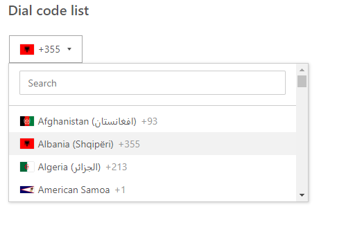 Country dial code list in angular with flags and search functionality | by Kapil Kumar | Medium
