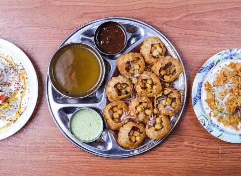 Gol Gappay. Gol gappay, also known as pani puri, is… | by Rida khalid ...