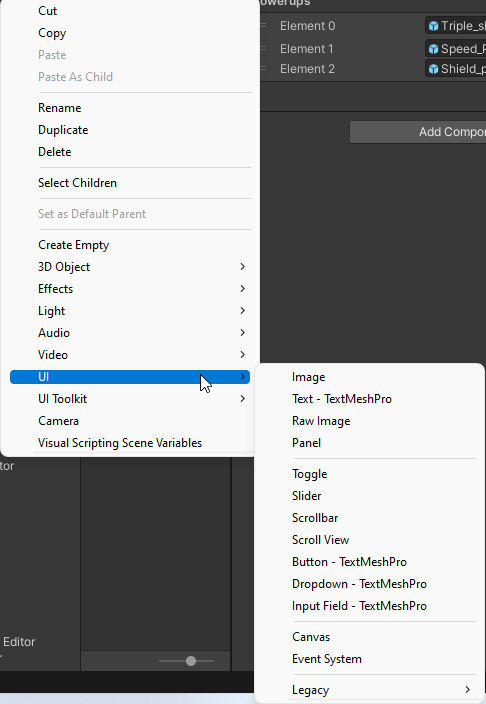 Ease of Building UI Elements in Unity - Tyler Henry - Medium