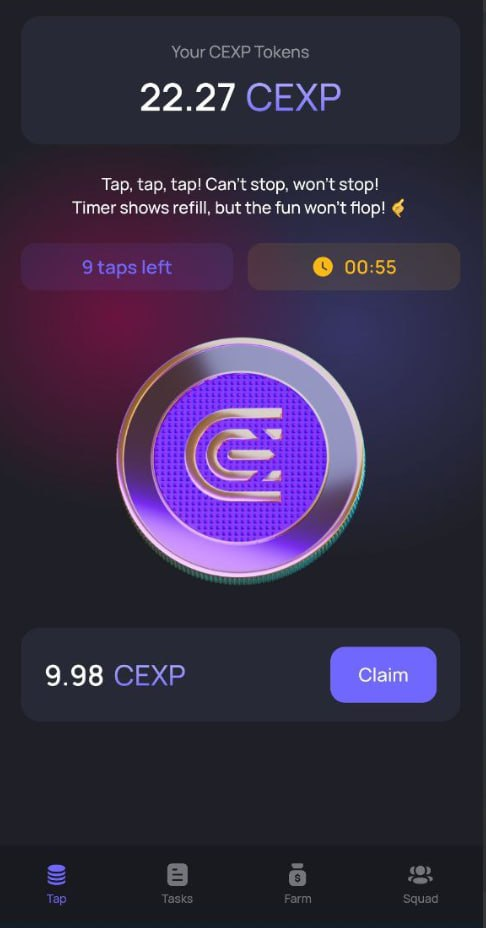 CEX IO POWER TAP | Нова тапалка за формою токена CEXP - Крипта Новини - Medium
