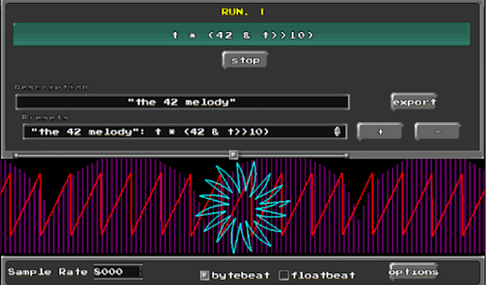 Tareas de Arte y Tecnología. Bytebeat : | by Arturo Steven Mendoza García | Medium
