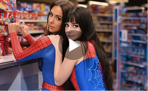 Watch the Complete Video of Spiderman with Sierra and Sophie Rain | by ...