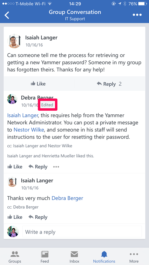 Why is Editing Messages So Complex? | by Steve Nguyen | We Are Yammer ...