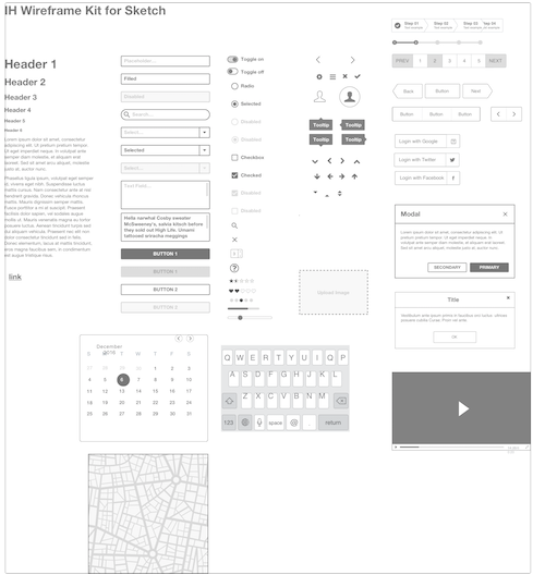 First step into Wireframing with Sketch | by Thibault Mesnard | Medium