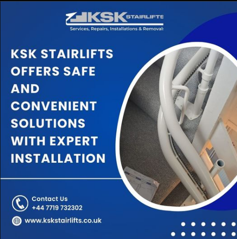 Chair Lift Installation by KSK Stairlifts in the UK - KSK Stairlifts ...