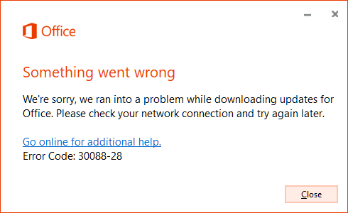 [Fixed] Error Code 30088–28 in Microsoft Office 365/2021/2019 | by ...