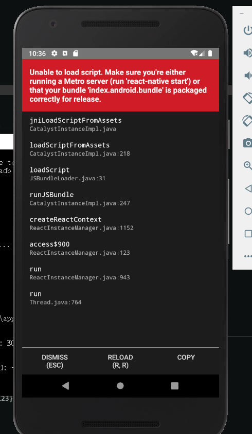 ReactNative — 出现异常的解决方法：Unable to load script from assets ‘index.android.bundle’ | by peterlou ...