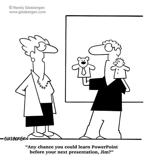Improving your presentations. I sit in presentations pretty much all ...