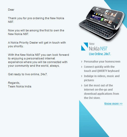 Nokia N 97 Launch Date and Price Details | by Kolli Rohit Reddy | L’arome