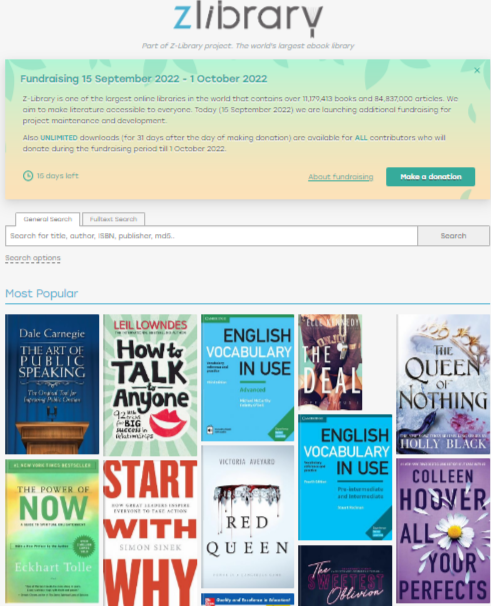 Z Library — The world’s Largest eBook Library | by Amir Javed Blogger ...