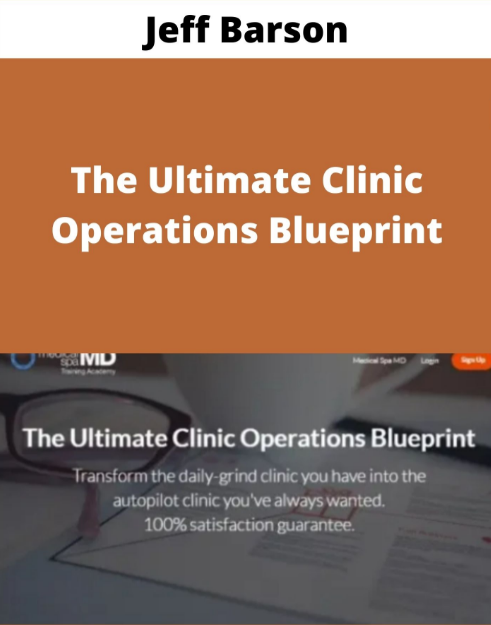 [Download] Jeff Barson — The Ultimate Clinic Operations Blueprint | by ...