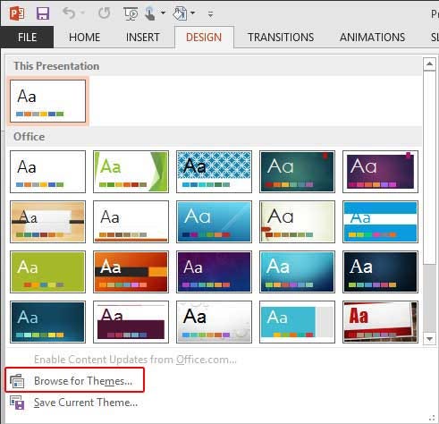 How to Access and Apply Design Themes in your PowerPoint Slides | by emily williams | Medium