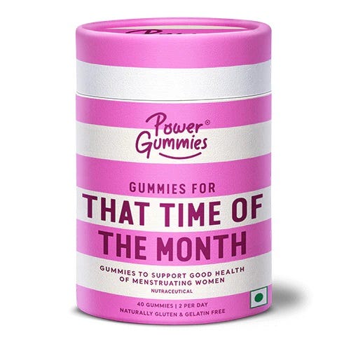 PERIOD PAIN RELIEF - Power Gummies - Medium