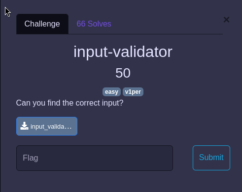 PEARL CTF 2024 REVERSE ENGINEERING input-validator | by bara almustafa | Medium