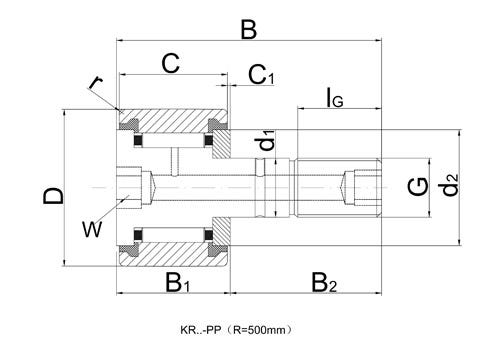 KR 72 PP/ CF 24–1 BUUR Cam Follower - thb-bearings - Medium