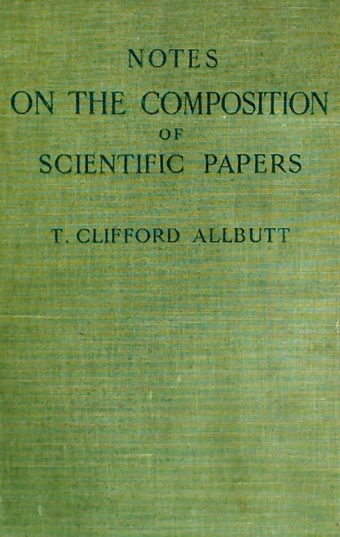 Notes on the Composition of Scientific Papers | by Richard Magin | Medium