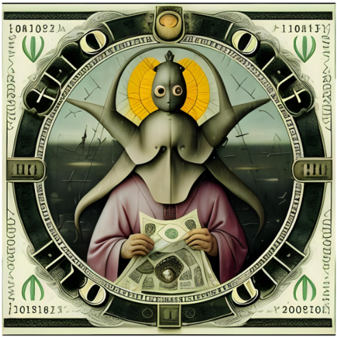 MONEY IS BEUATIFUL IN HELL - Cleoenfaserem - Medium