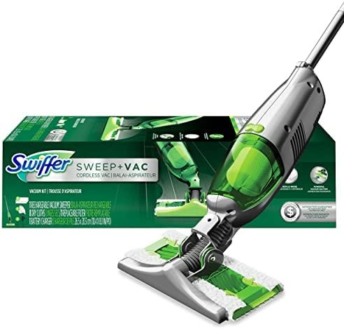 Swiffer Sweep and Vac Vacuum Cleaner for Floor Cleaning, 11 Piece Set ...