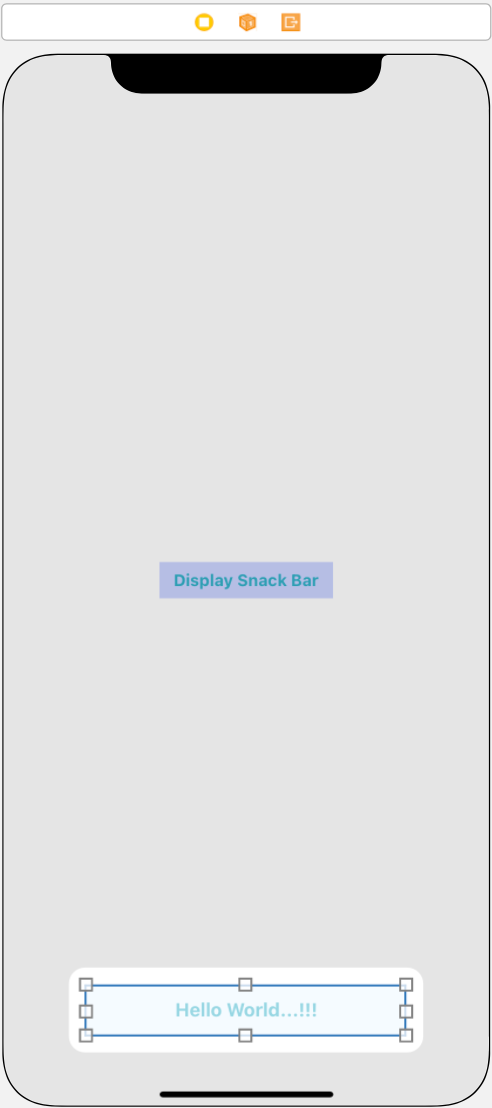 Show Snack Bar/Toast in iOS - Shahida Anwar - Medium